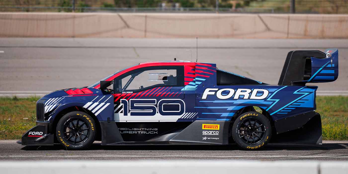 Ford pulls sheet off F-150 'SuperTruck' it will race up Pikes Peak