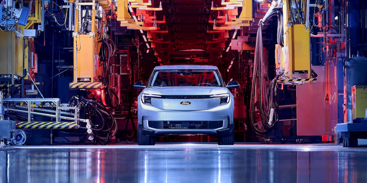 Ford's first all-electric Explorer rolls out, new EV crossover coming