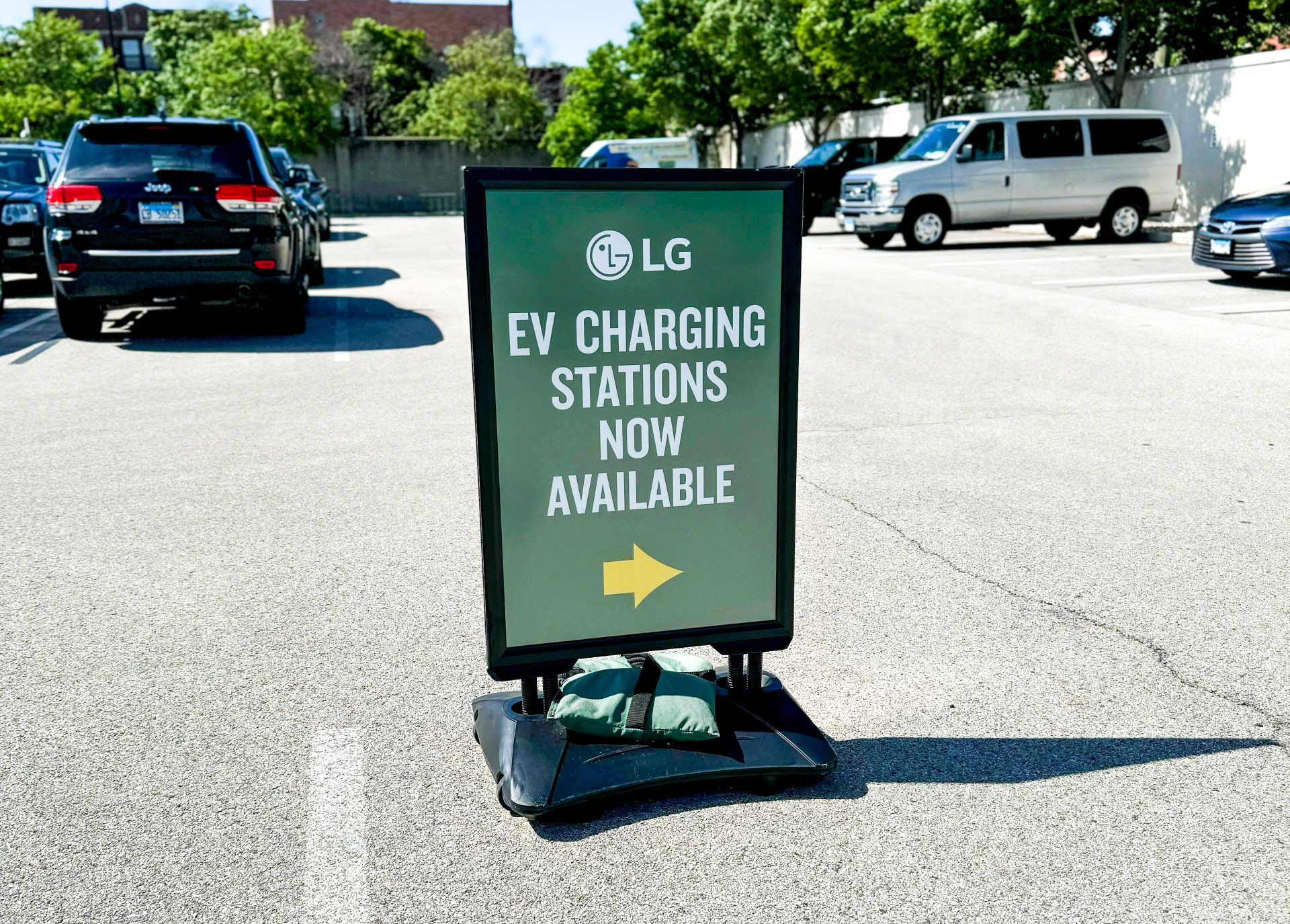 Wrigley field adds EV charging, highlights signage problems
