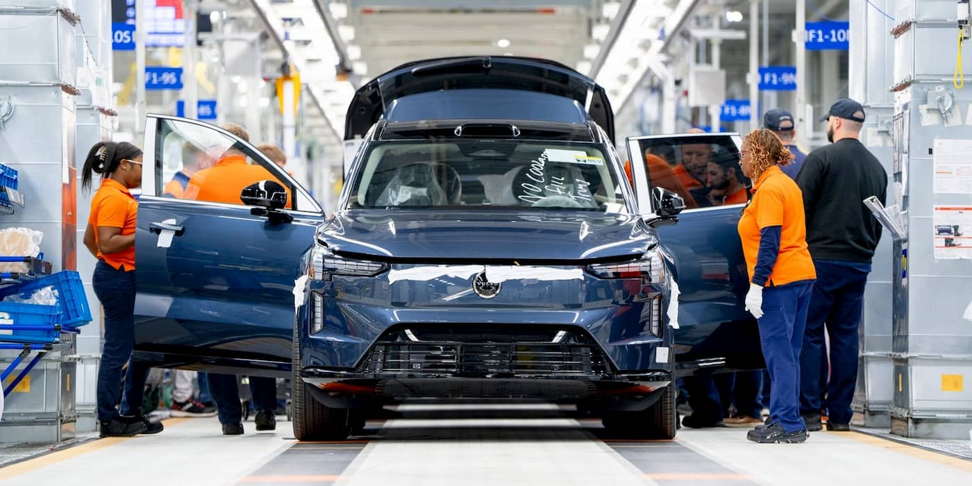 Volvo's first electric EX90 rolls out of production in South Carolina