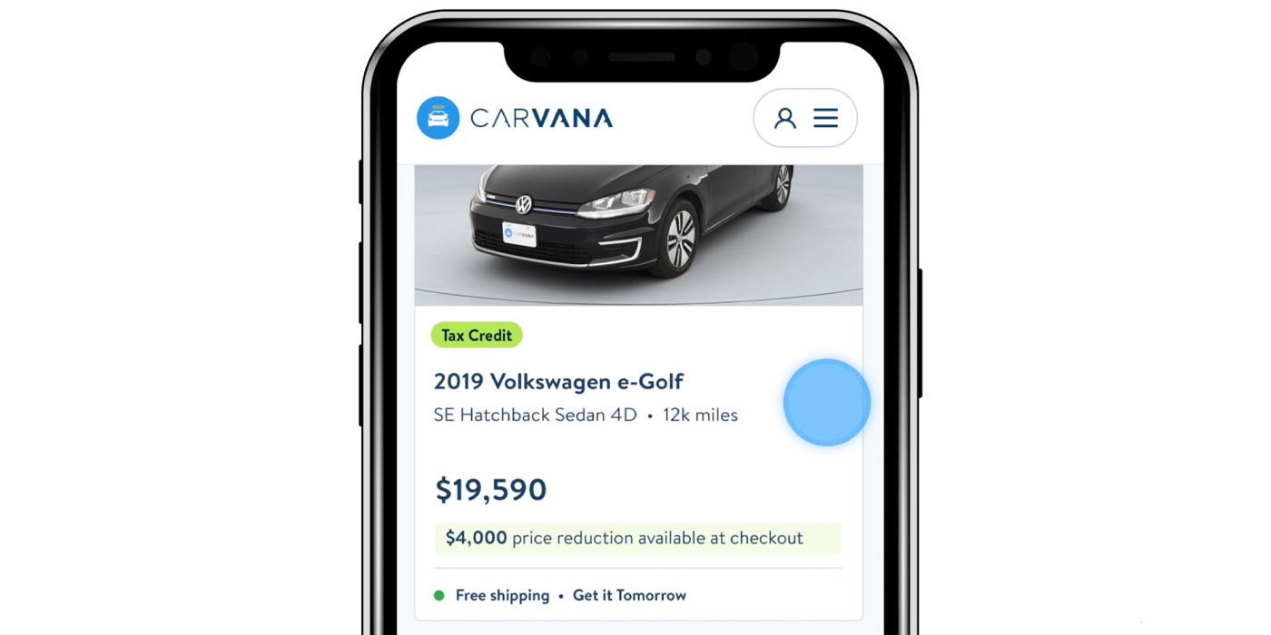 Carvana's new tool makes it easier than ever to buy a used EV
