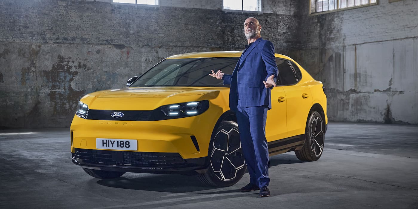 Ford unveils new Capri EV with 400-mi range and sports car speed