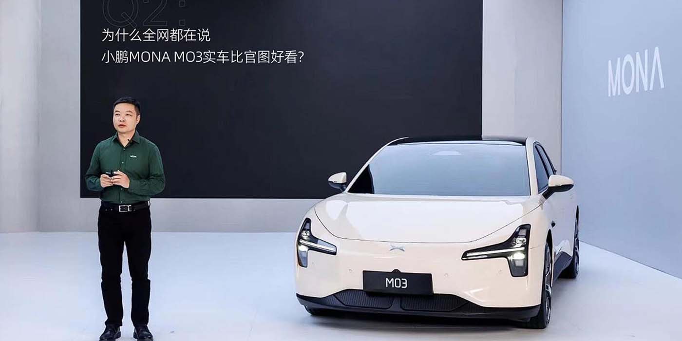 XPeng debuts M03 in new MONA EV lineup, priced below $27,500
