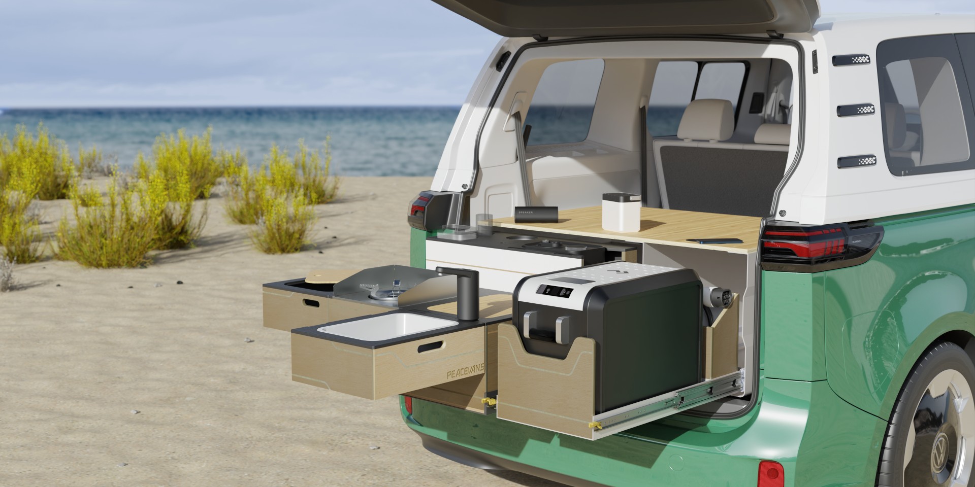 These customizable campervan conversions for the VW ID. Buzz are ...