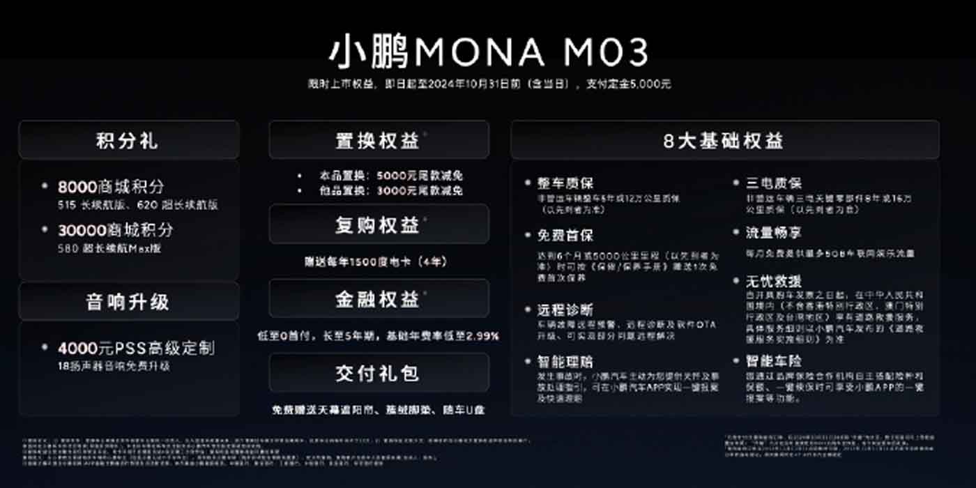 XPeng launches MONA M03 at over half the price of a Model 3