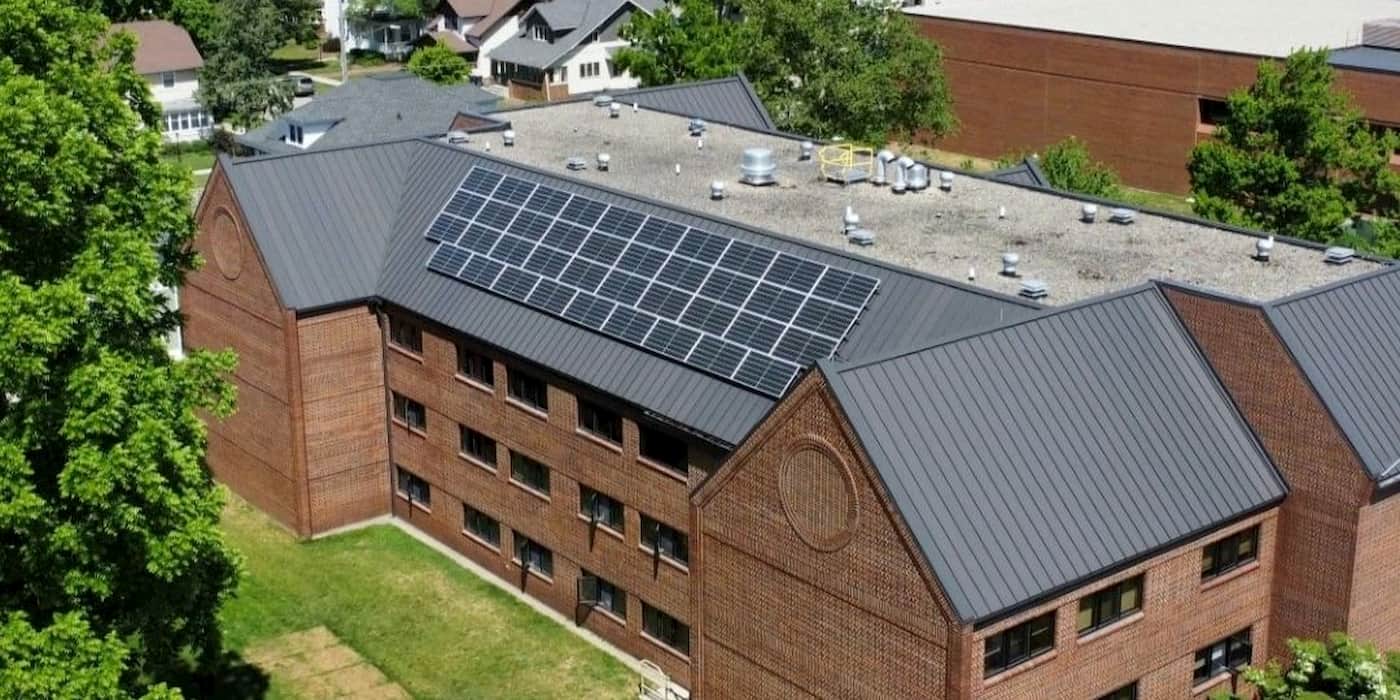 Solar-powered EV chargers brought to life at college campus