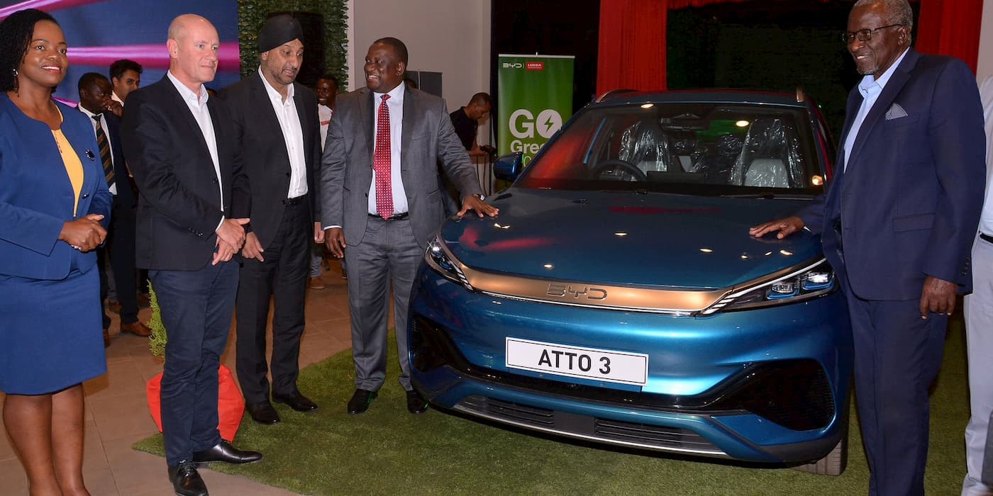 BYD launches top-selling EVs in Kenya with local Toyota dealer