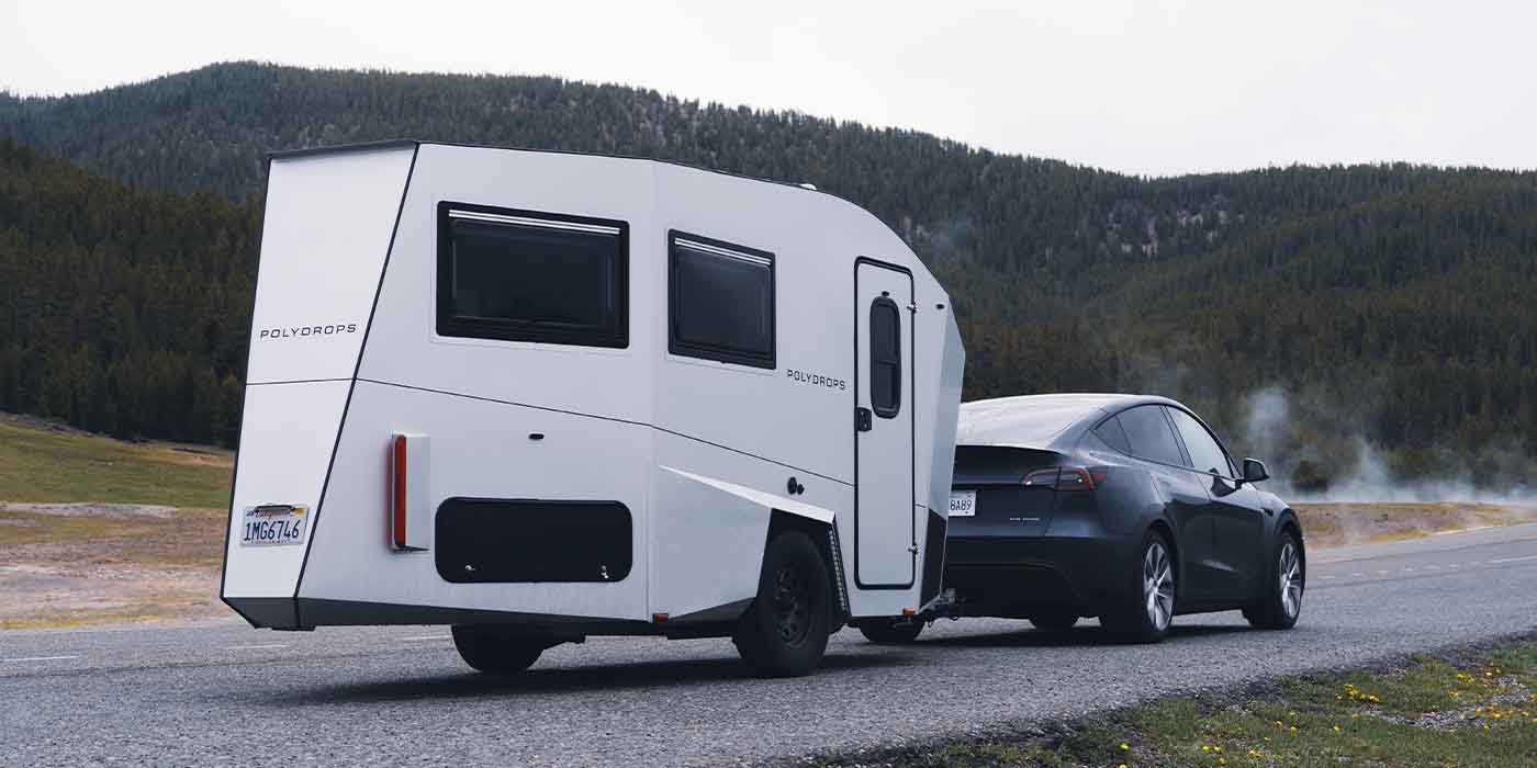 Polydrops' new $40K electric trailer uses solar panels from Aptera