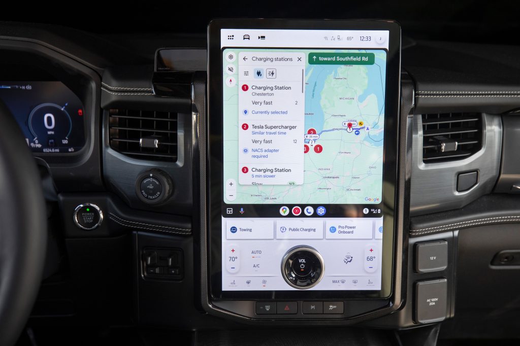 F-150 Lightning and Mustang Mach-E EV Routing Features