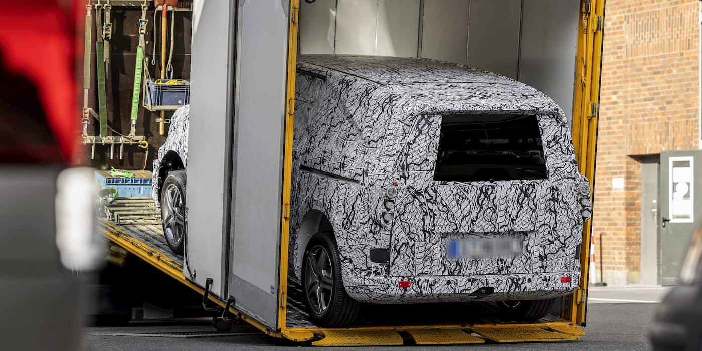 Mercedes first VAN.EA electric vans spotted in public in new teaser