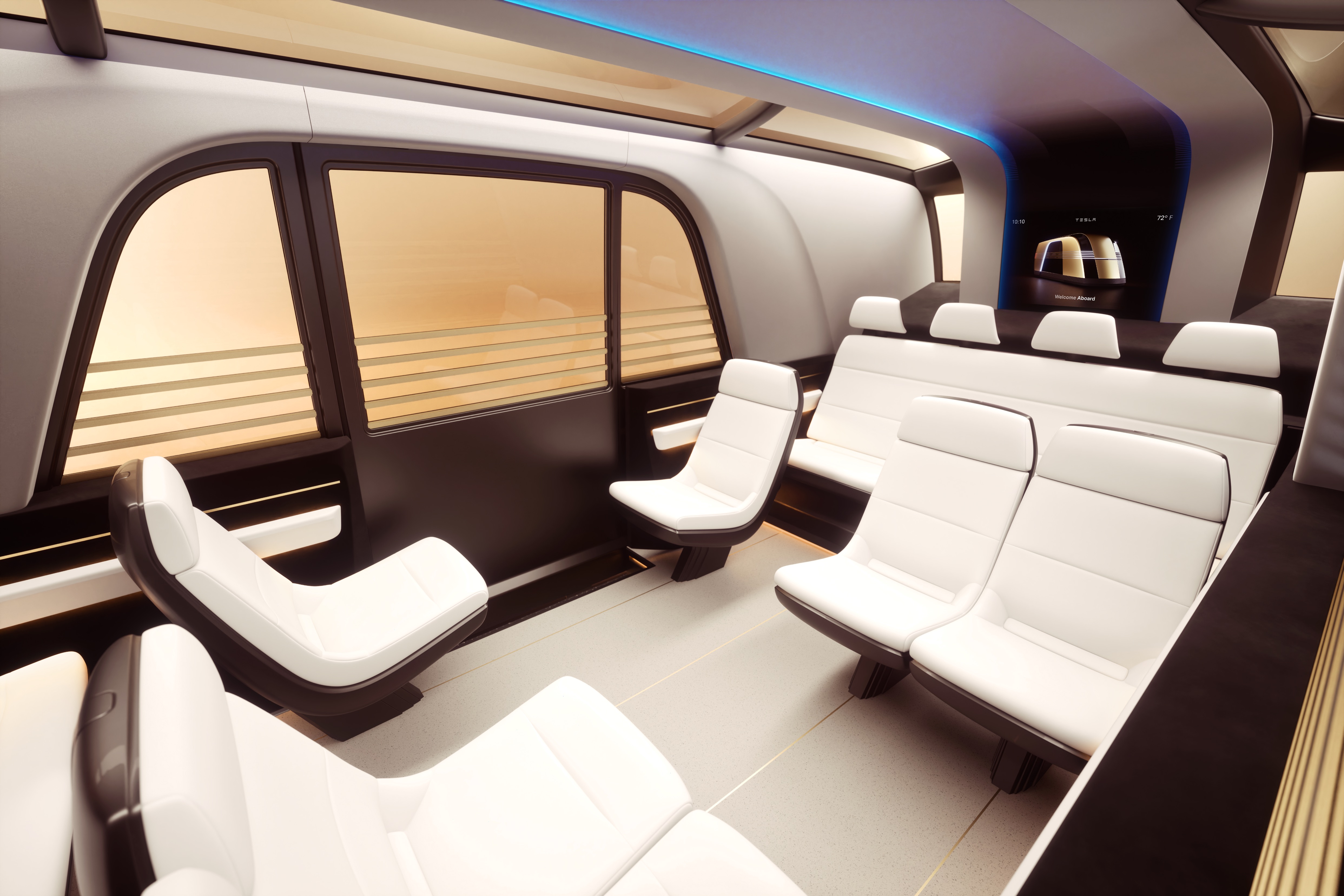 Tesla unveils Robovan, a 20-seat autonomous passenger/cargo van | Electrek