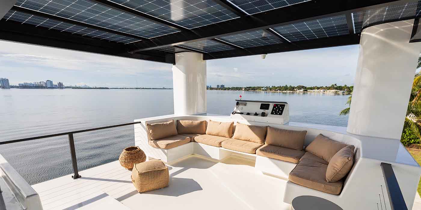 Arkup unveils latest solar-electric modular houseboat with Starlink