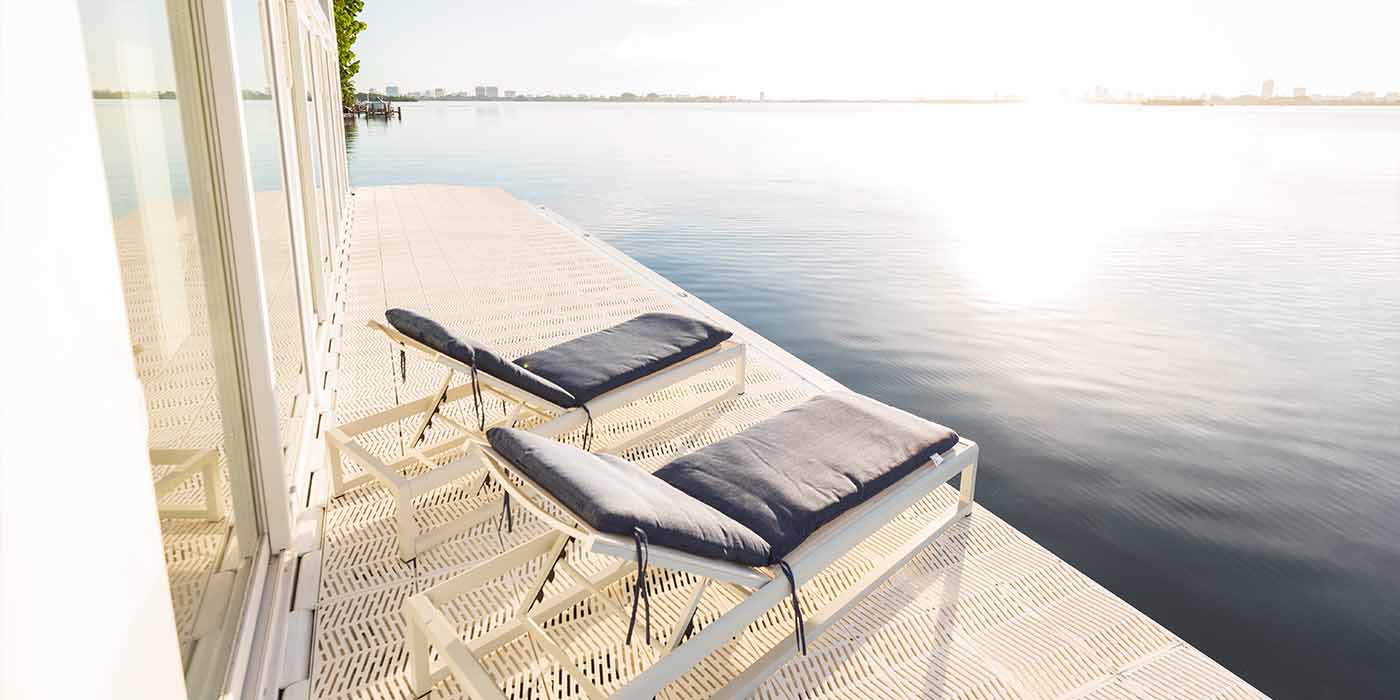 Arkup unveils latest solar-electric modular houseboat with Starlink