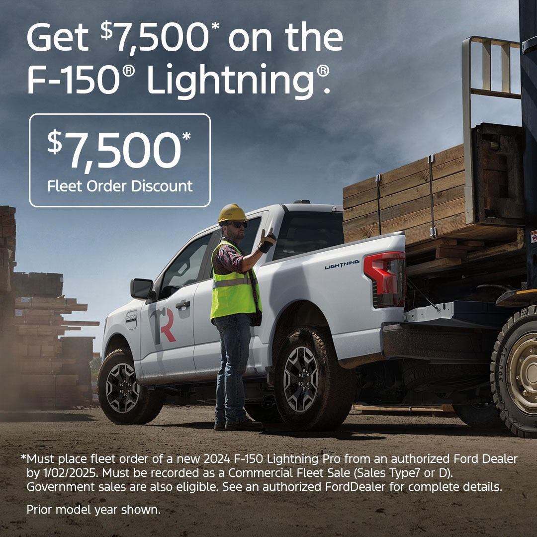 Ford announces $7,500 Fleet Discount on F150 Lightning Pro