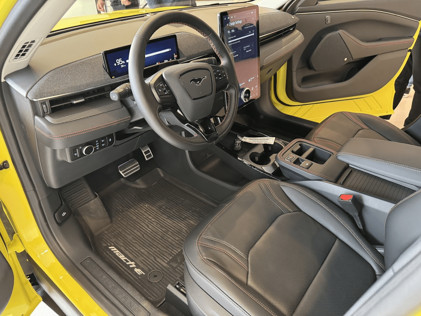 2025 Mustang Mach-E drops with heatpump, smaller frunk, $36K price ...