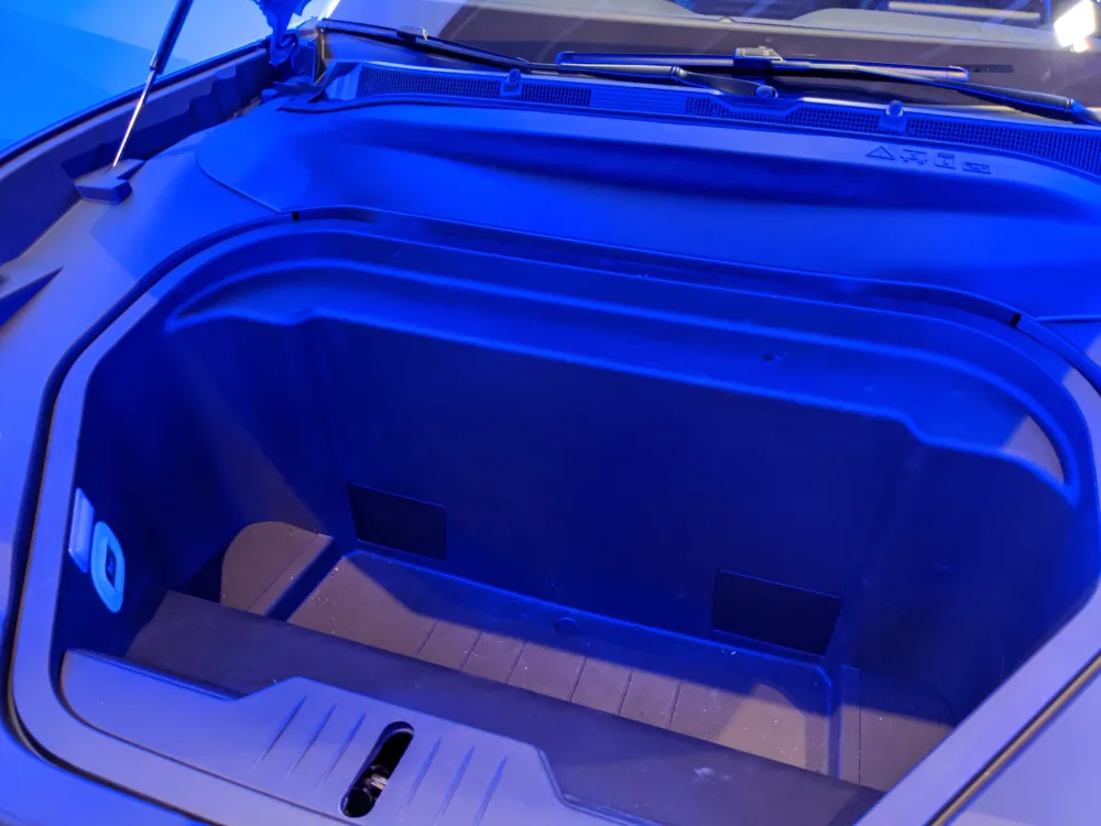 2025 Mustang Mach-E drops with heatpump, smaller frunk, $36K price ...