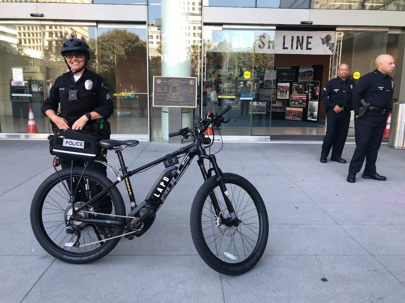 More cops on electric bicycles are pulling over cars in traffic stops