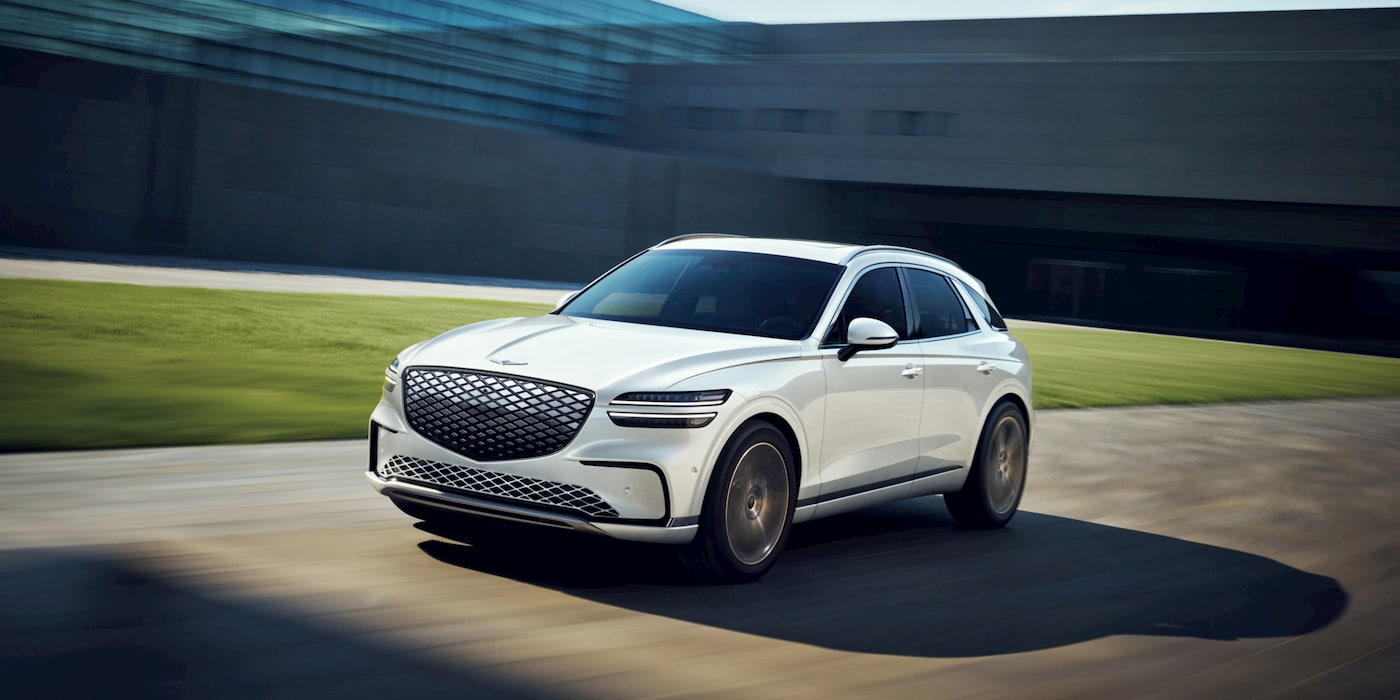 Check out the lavish interior on the new Genesis Electrified GV70