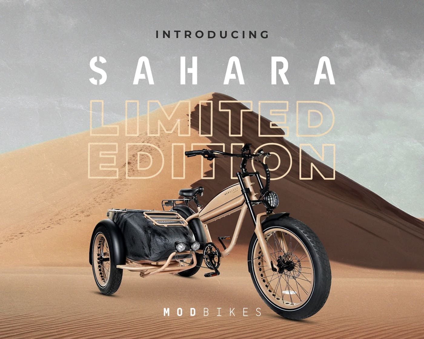 MOD Easy Sidecar Sahara is the coolest sidecar e-bike you'll see