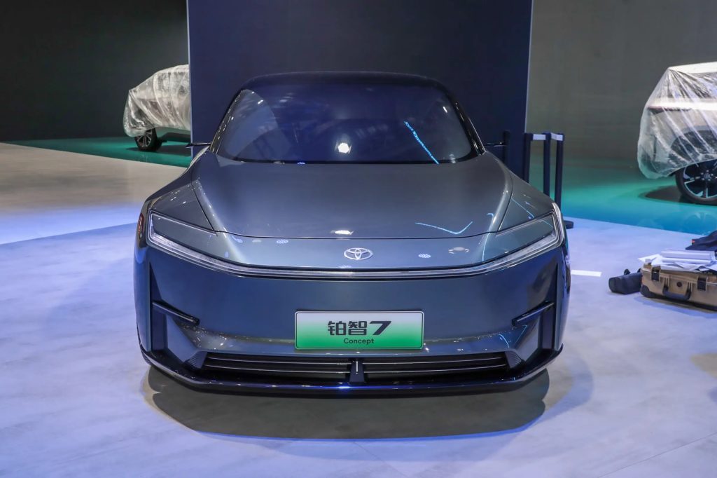 Toyota unveils new bZ7 EV, a surprisingly stylish electric sedan