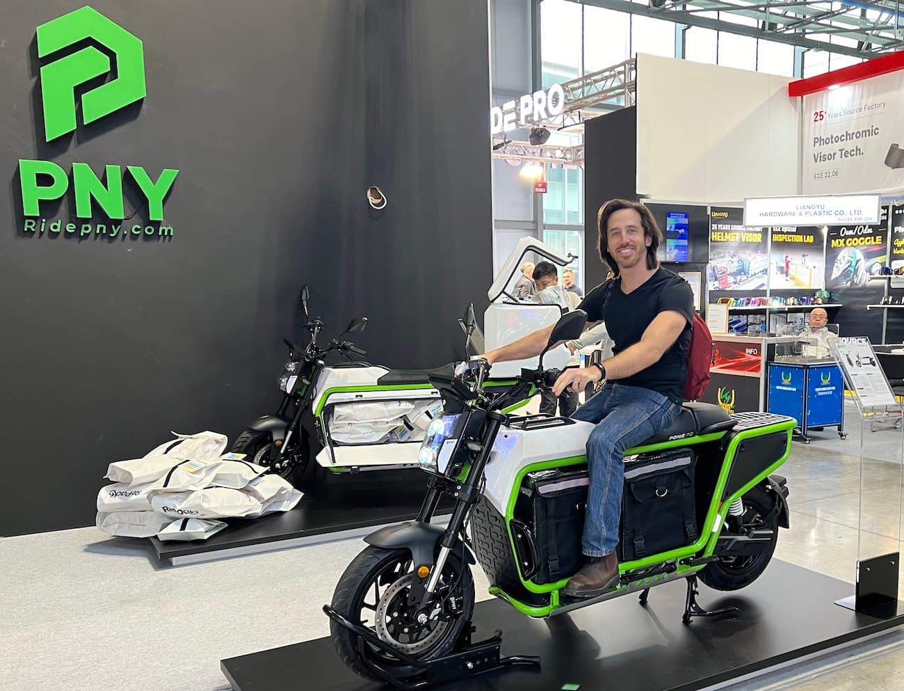 PNY's electric cargo motorcycle is actually hitting the road | Electrek