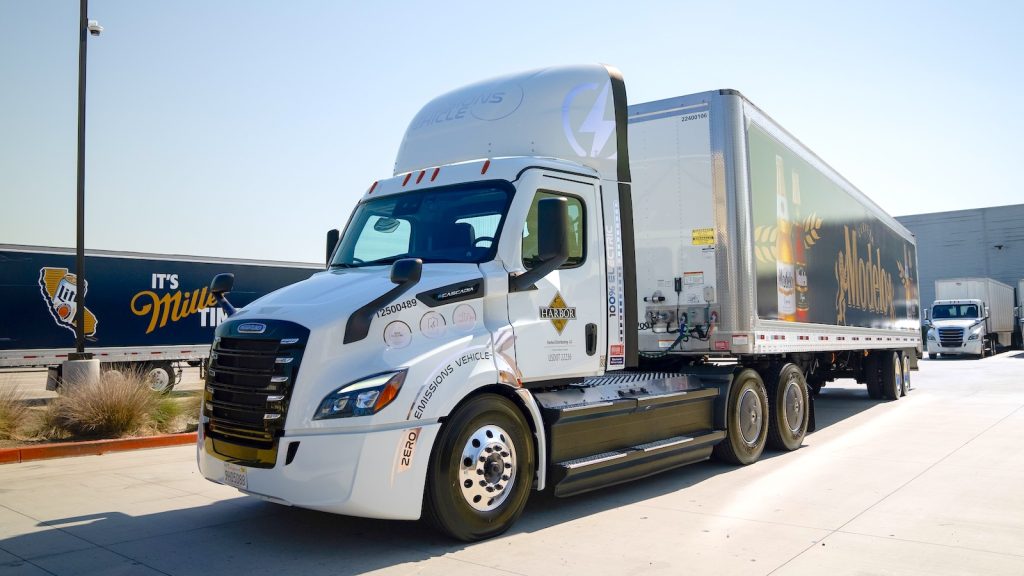 Reyes Beverage Group buys 29 Freightliner electric semi trucks