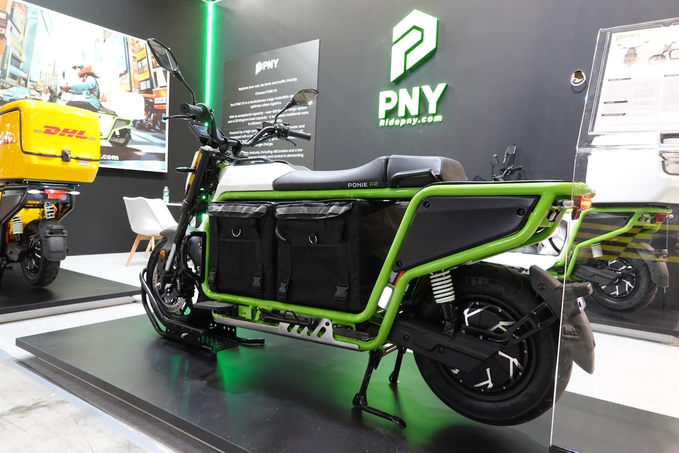 PNY's electric cargo motorcycle is actually hitting the road | Electrek