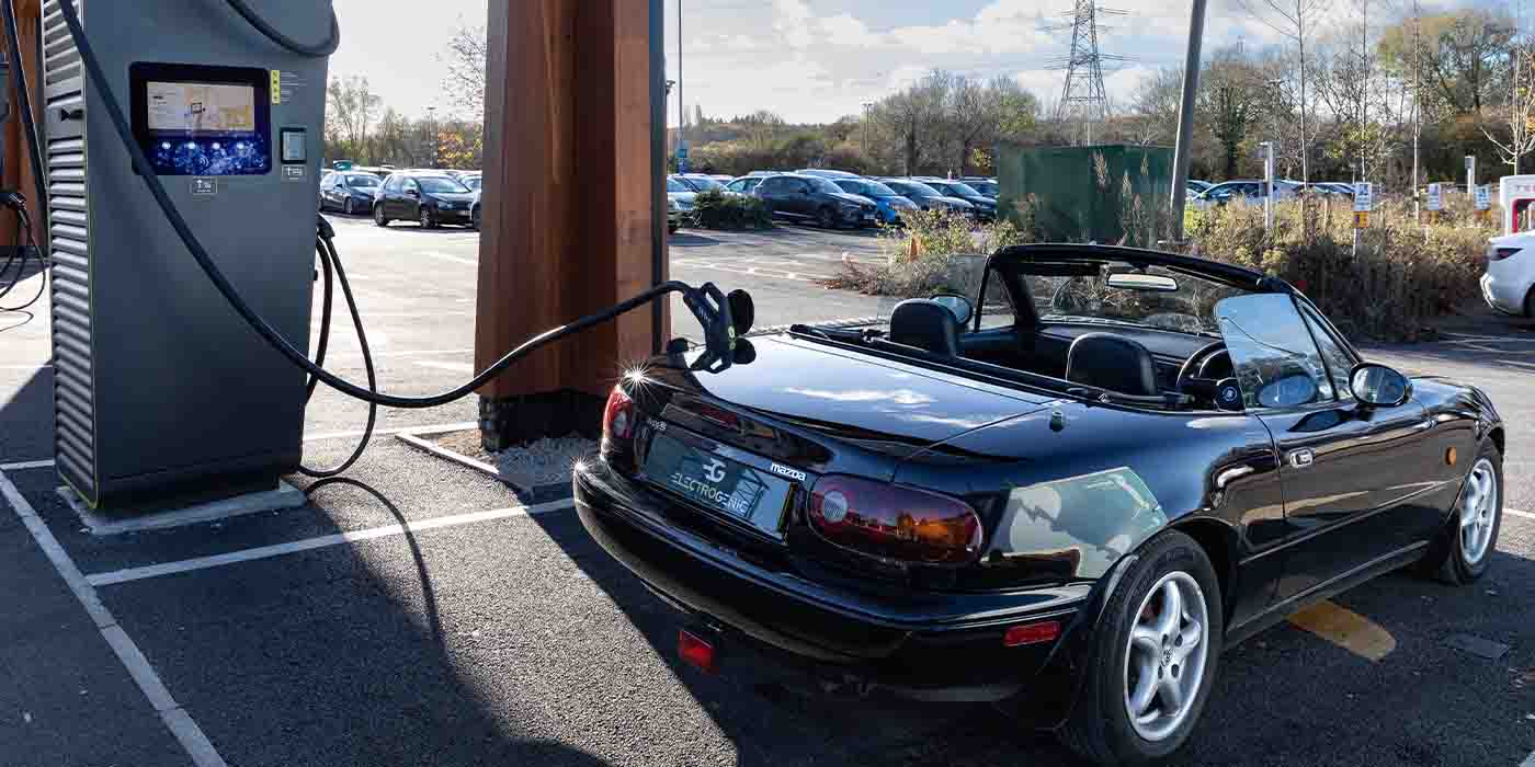 Electrogenic's conversion kit gives Mazda Miata fans an EV version