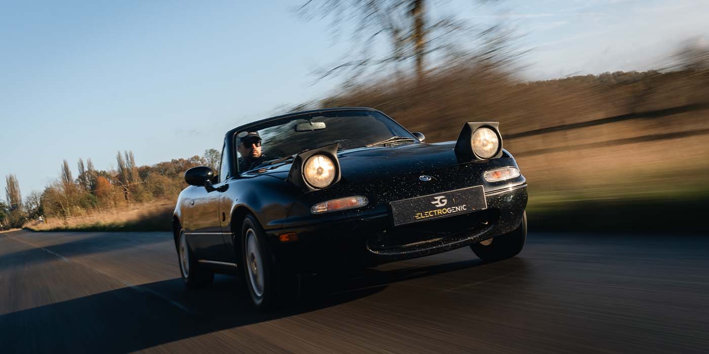 Electrogenic's conversion kit gives Mazda Miata fans an EV version