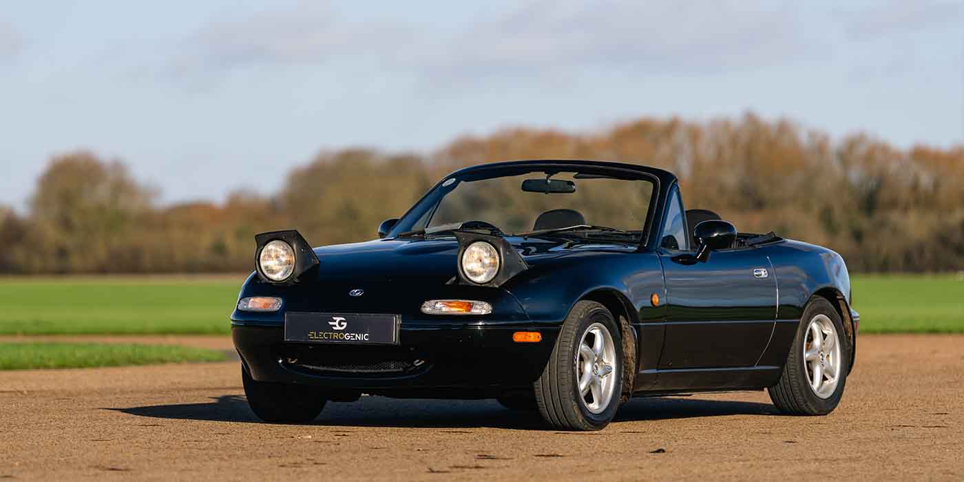 Electrogenic's conversion kit gives Mazda Miata fans an EV version