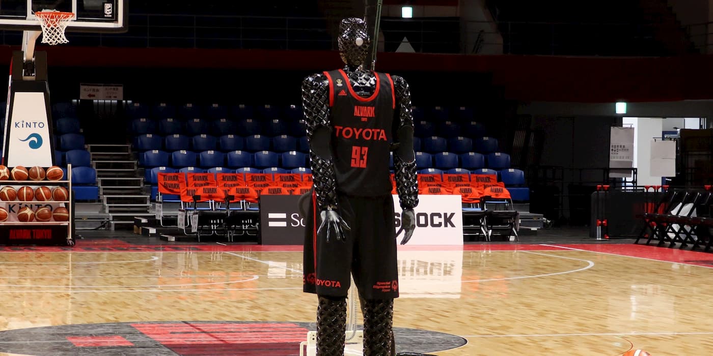 Watch Toyota's robot sink a world record 80-foot basketball shot