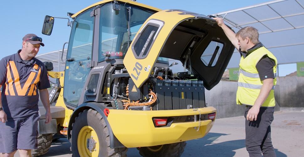 Volvo L20 Electric wheel loader exceeds expectations in NZ
