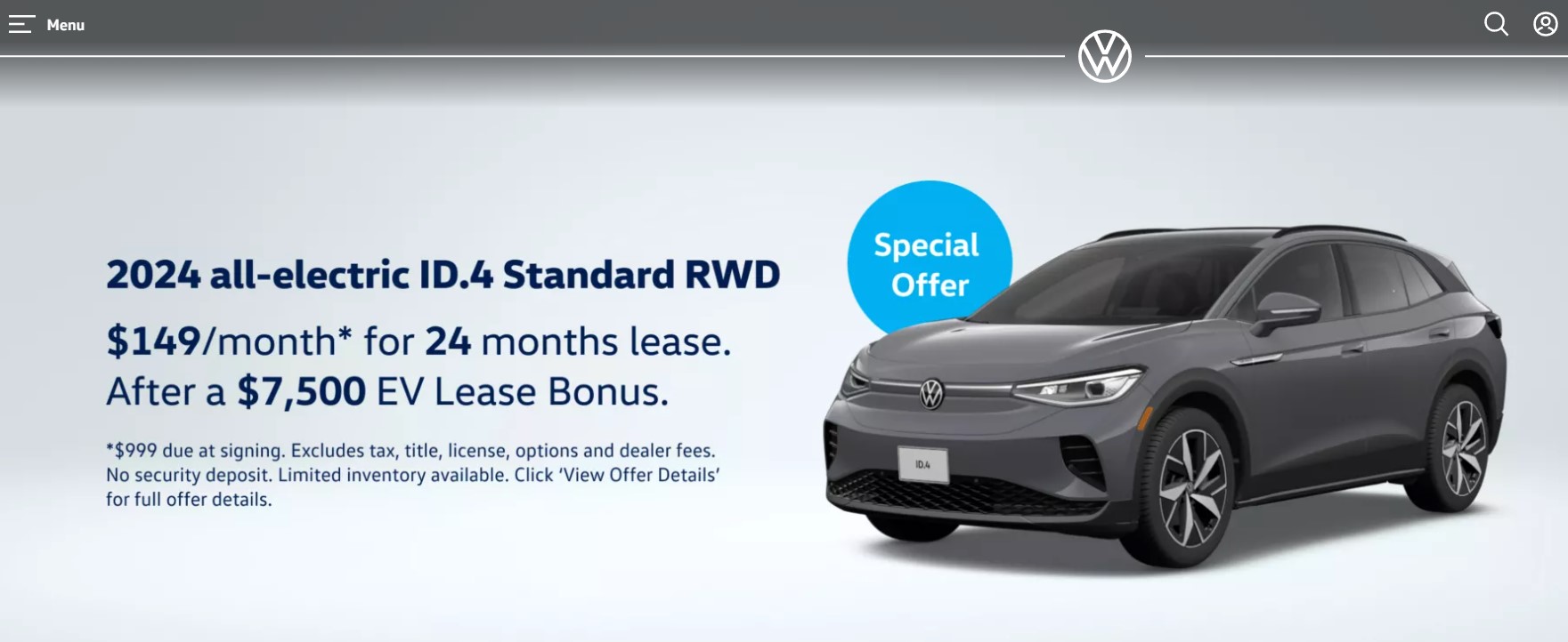 VW ID.4 now costs less than $200/month to lease | Electrek