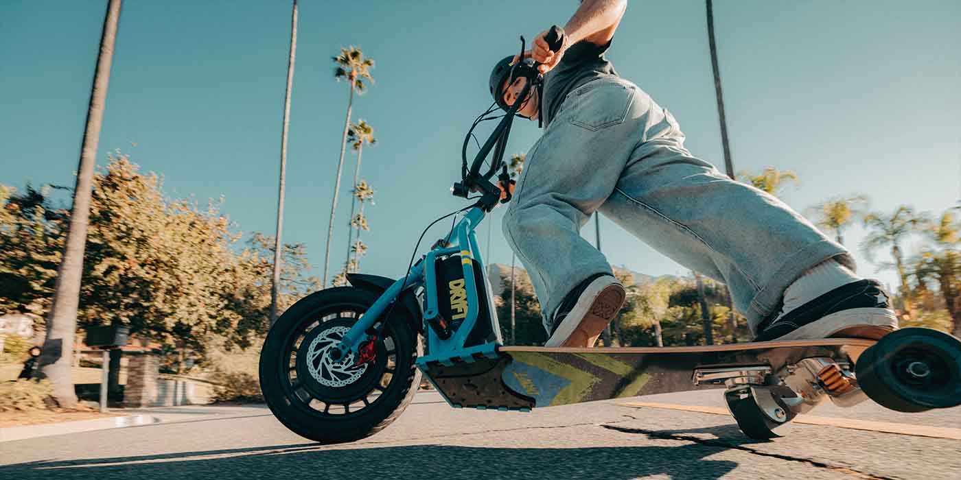 It's an electric bike! It's a skateboard! It's something new [Video]