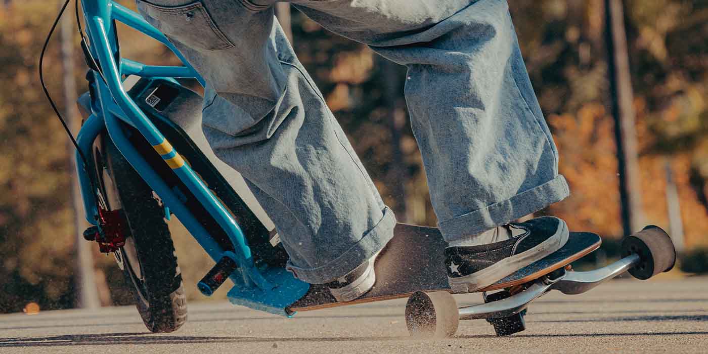 It's an electric bike! It's a skateboard! It's something new [Video]