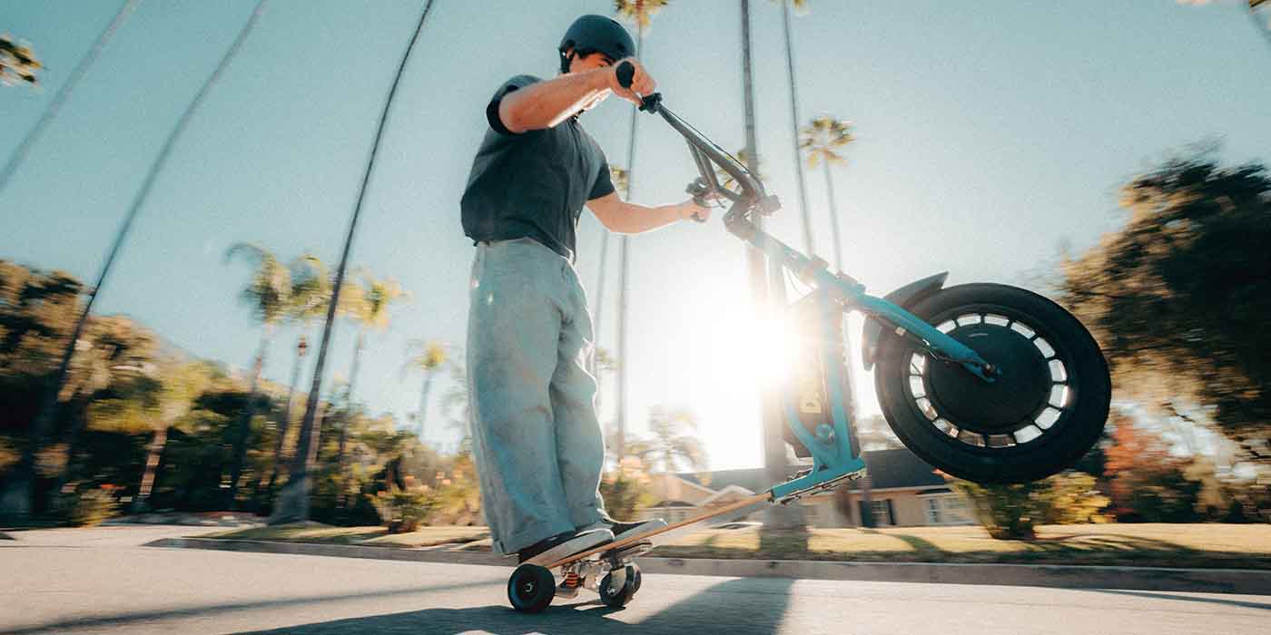 It's an electric bike! It's a skateboard! It's something new [Video]