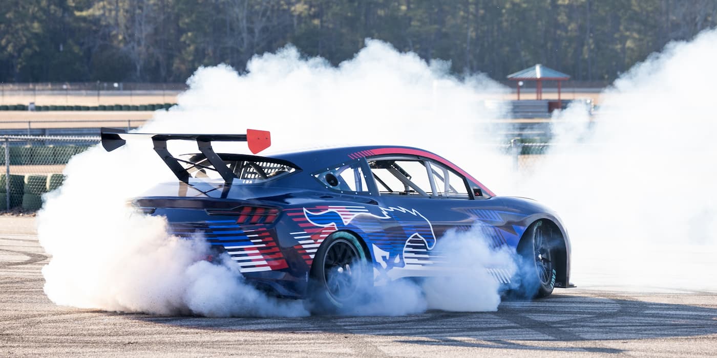 Ford's new Mustang Mach-E EV for NASCAR looks like a beast