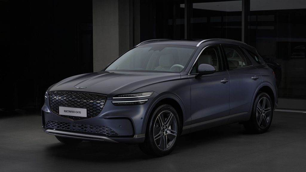 Genesis launches new Electrified GV70 in Korea for just $52,000