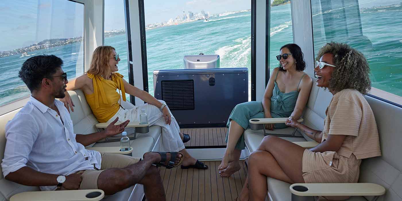 Vessev electric hydrofoiling boat takes on first passengers [Video]