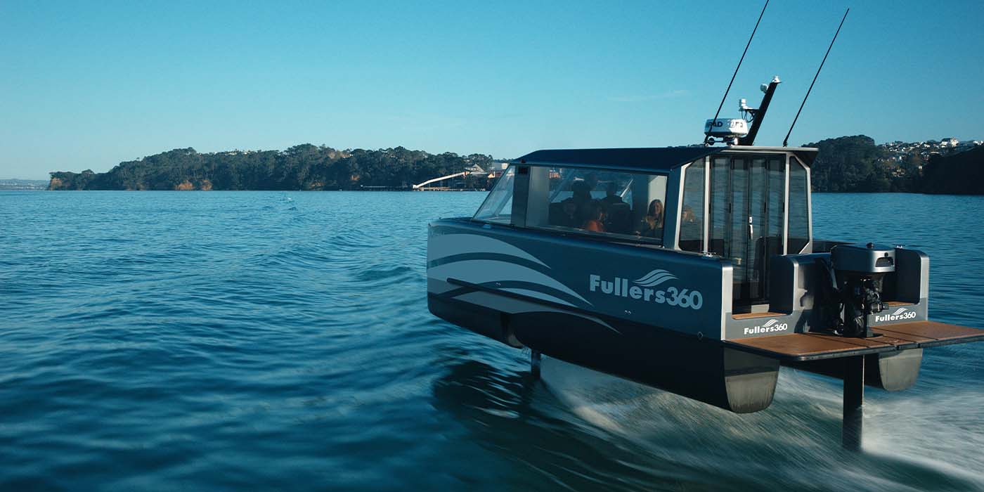 Vessev electric hydrofoiling boat takes on first passengers [Video]
