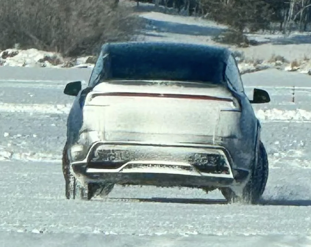 Model Y Juniper refresh spied uncamouflaged for first time in winter ...