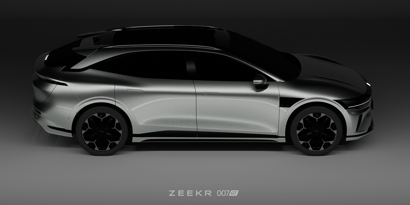 ZEEKR teases next shooting brake EV, a GT version of the 007