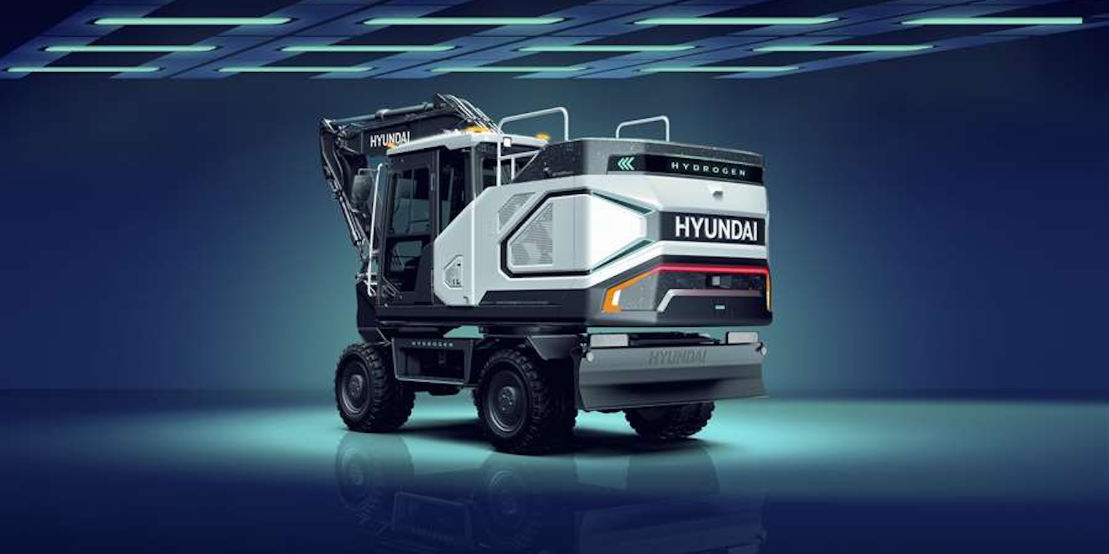 HD Hyundai set to debut production hydrogen wheeled excavator