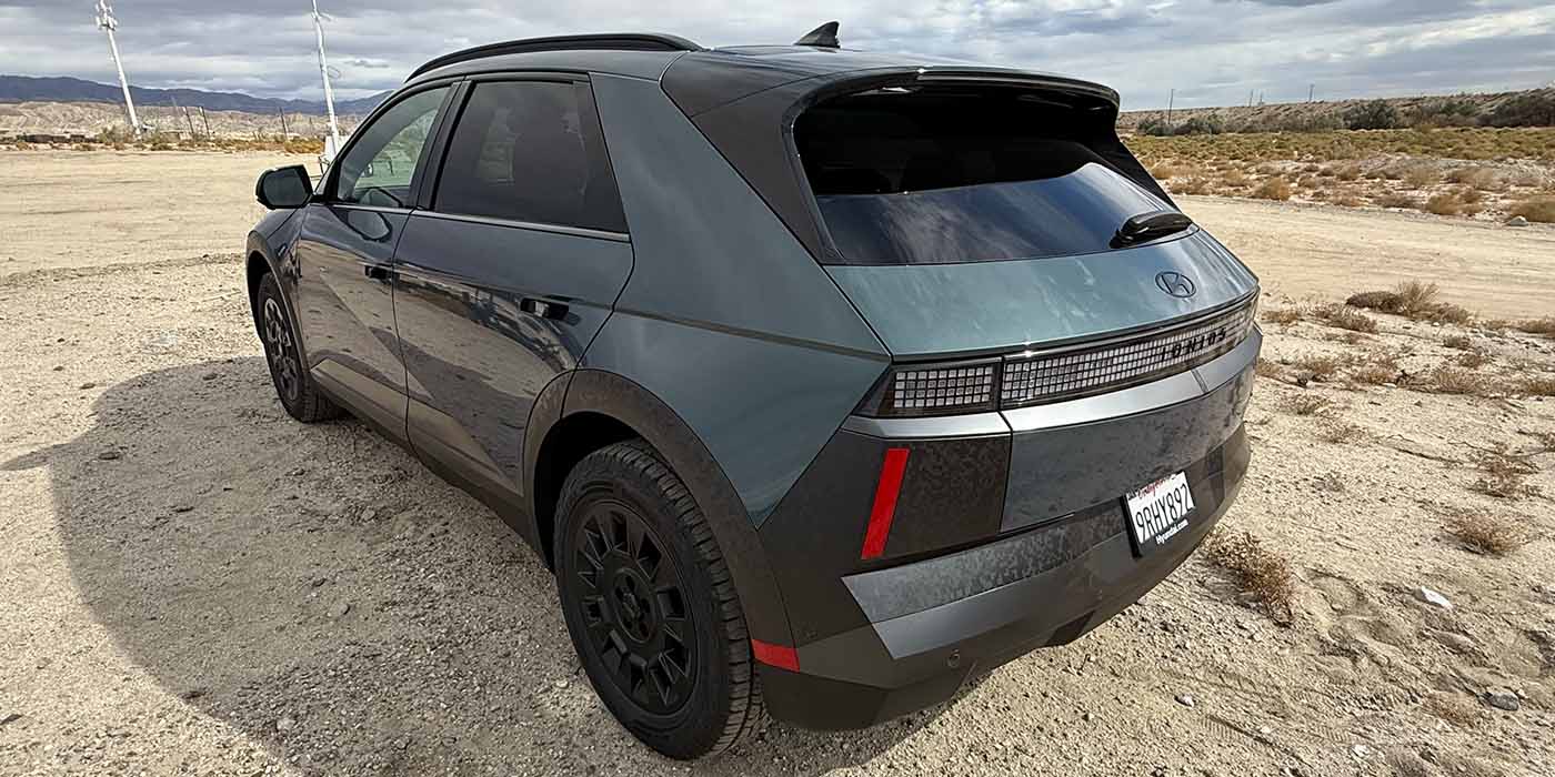 We kicked up some sand off-road in the new Hyundai IONIQ 5 XRT