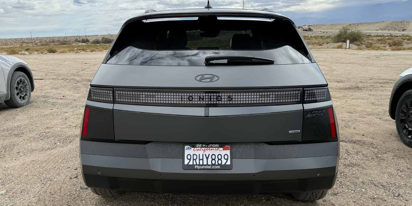 We kicked up some sand off-road in the new Hyundai IONIQ 5 XRT