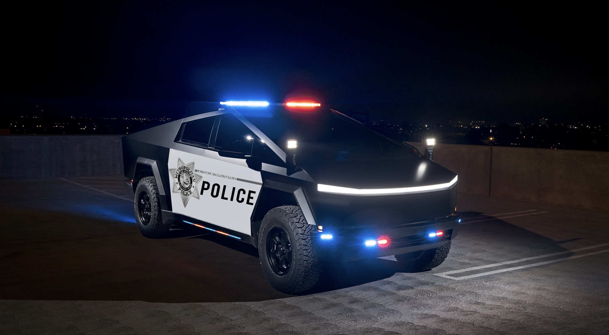 10 Tesla Cybertrucks were 'anonymously donated' to Las Vegas Police ...