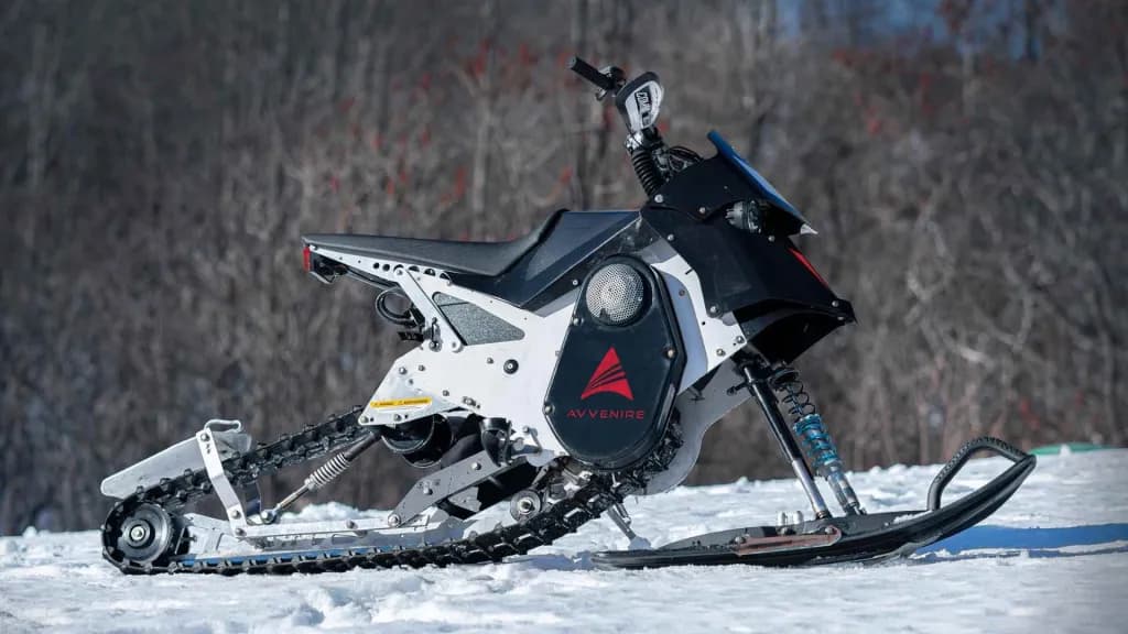 This 'sold out' electric motorcycle is also an electric snowmobile
