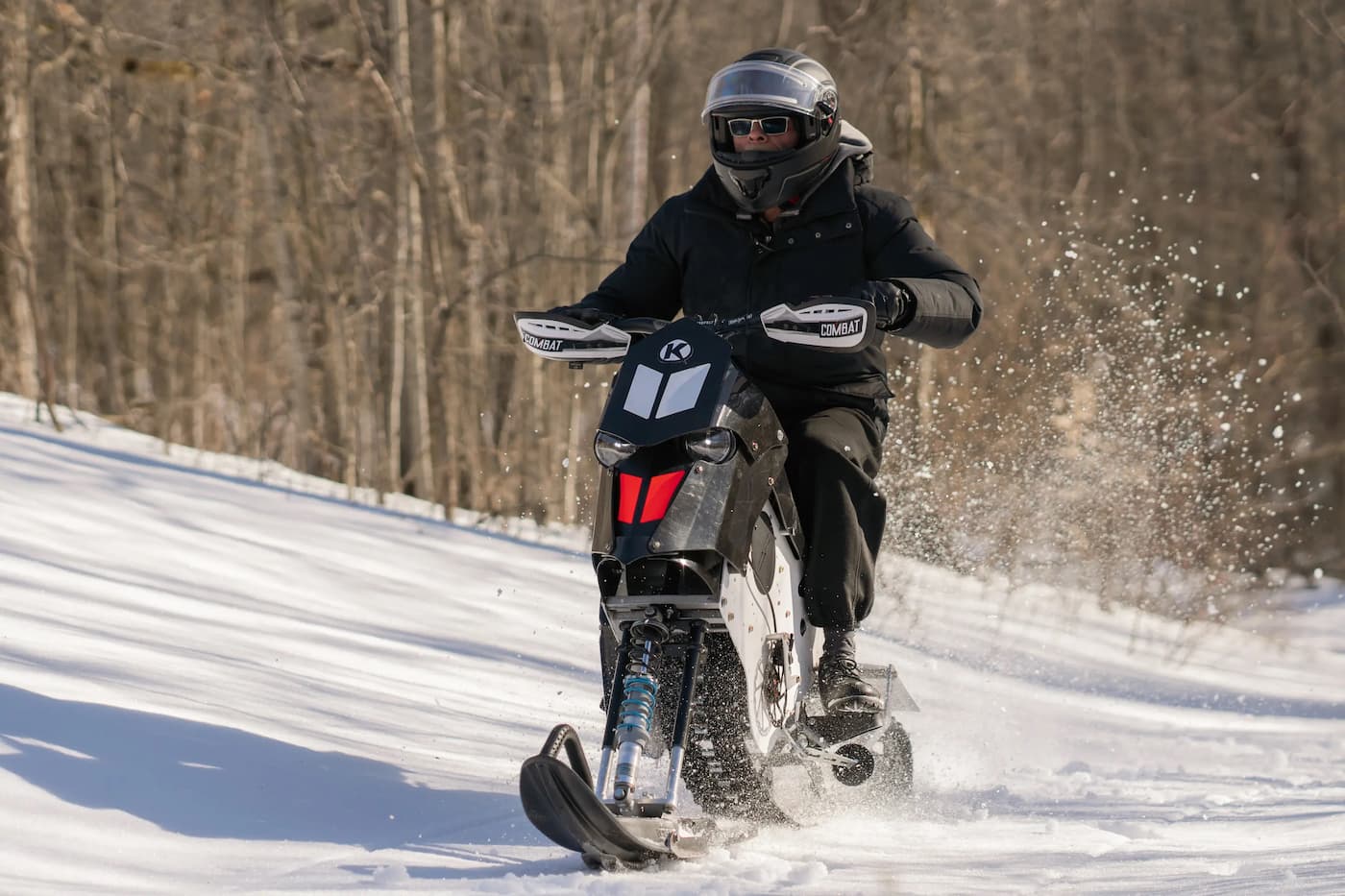 This 'sold out' electric motorcycle is also an electric snowmobile
