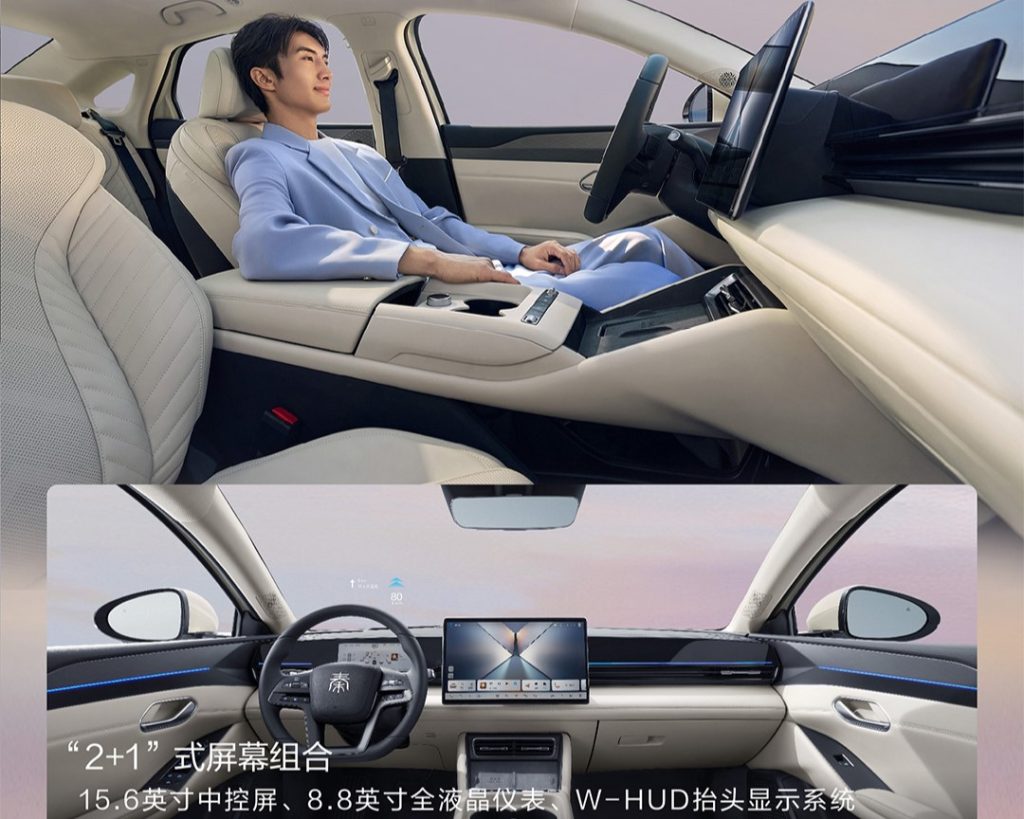 BYD launches sleek Qin L EV with smart tech for under $17,000