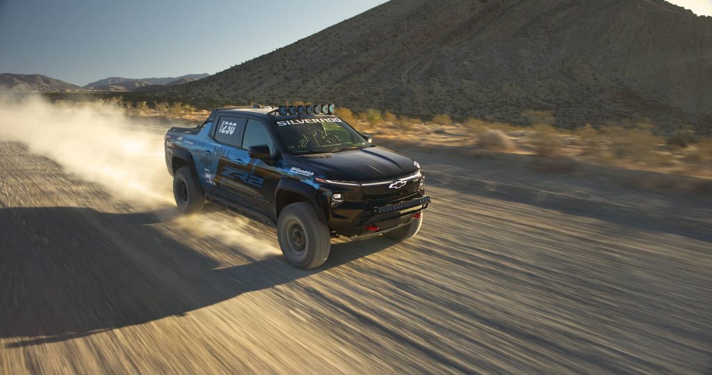 Chevy unveils Silverado EV Trail Boss and 1,100 hp ZR2 race truck
